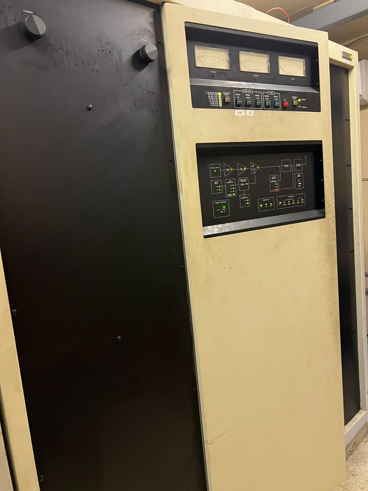 Harris DX-10 AM Radio Transmitter - 10,000-watts - for Radio Station ...