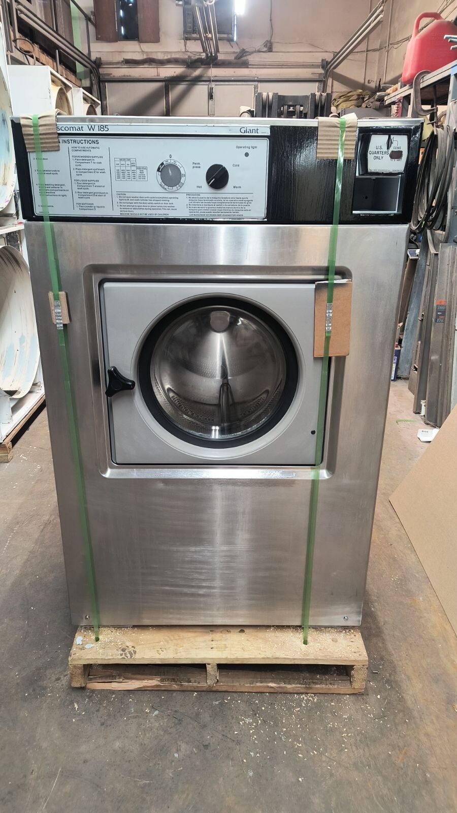 Wascomat 30lb washer W125 STAINLESS STEEL Laundromat (Refurbished) New ...