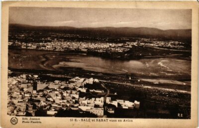 CPA AK MAROC SALE et RABAT - Vues en Avion (280633) | eBay