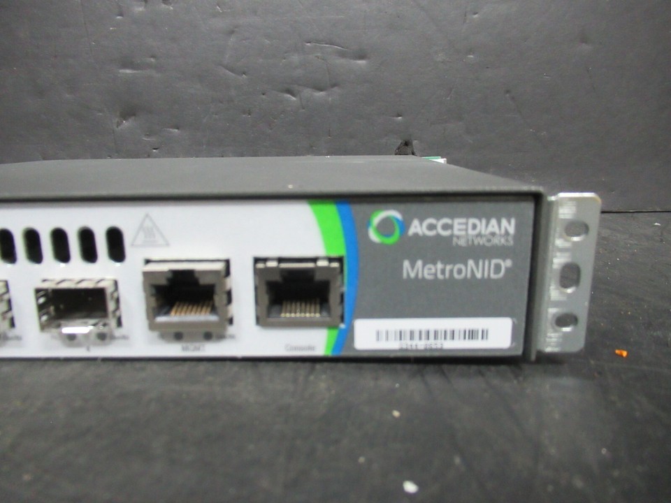 ACCEDIAN METRONID GT-S DC NETWORK INTERFACE 501-050-01 4-PORT *WARRANTY ...