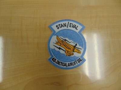 PATCH MILITARY STAN EVAL 40TH TACTICAL AIRLIFT SQUADRON | eBay