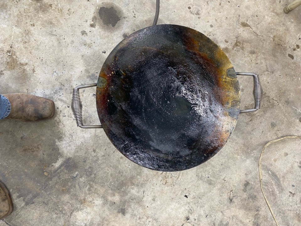 Cooking Disc Blade High Heat Cooking Skillet, Disc BBQ, Cowboy Wok ...