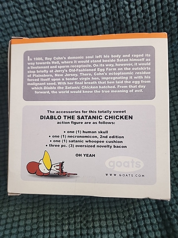 DIABLO The Satanic Chicken by goats Vintage 2005 | eBay