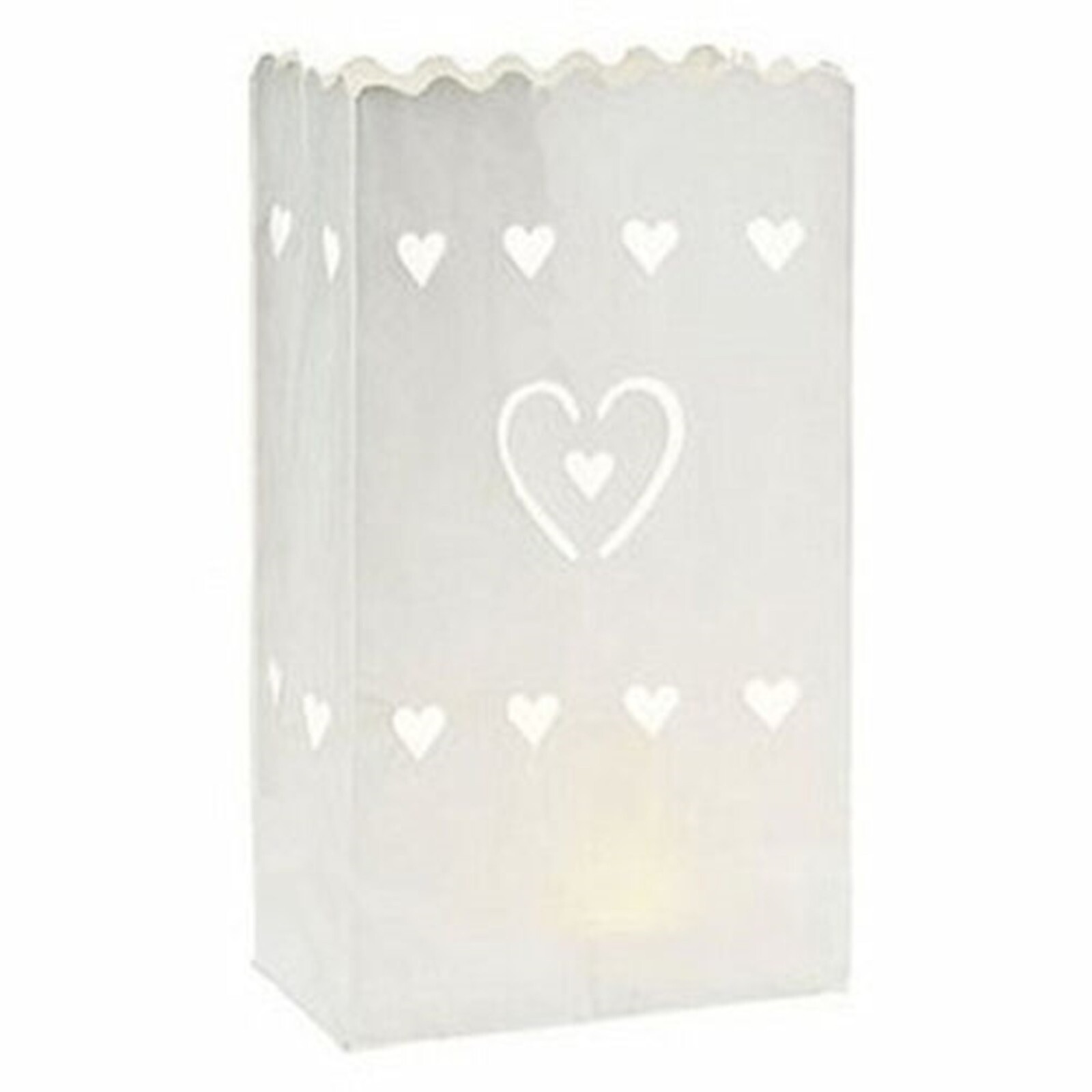 10XLuminary Candle Lantern Paper Bag Bags Party Valentine Birthday ...
