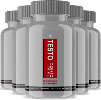 5 PACKS Testo Prime Male Pills Booster Pills Performance Stamina for ...