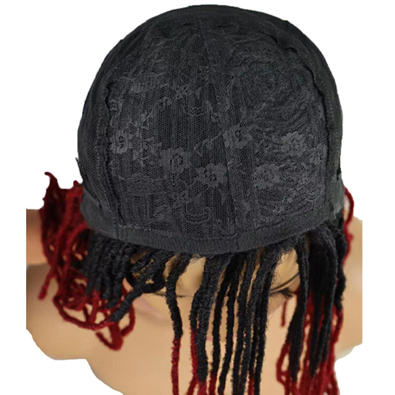 Short Bob DreadLock Loc Hair Honey Blonde Braided Wigs For Black Women ...