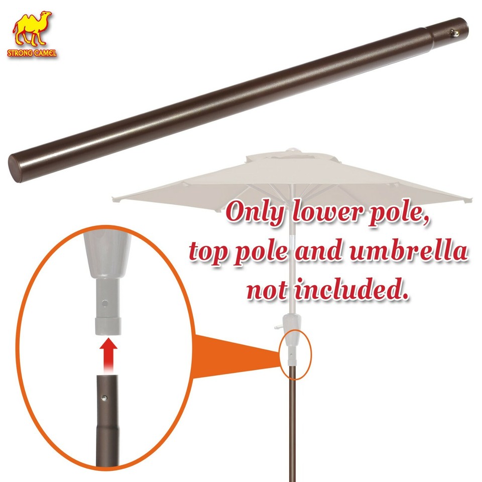 2021 NEW Strong Camel Patio Umbrella Lower Bottom Pole Diameter1.5" | eBay