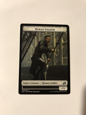 MTG - 1x Human Soldier #004/013 Token - Ikoria - Near Mint | eBay