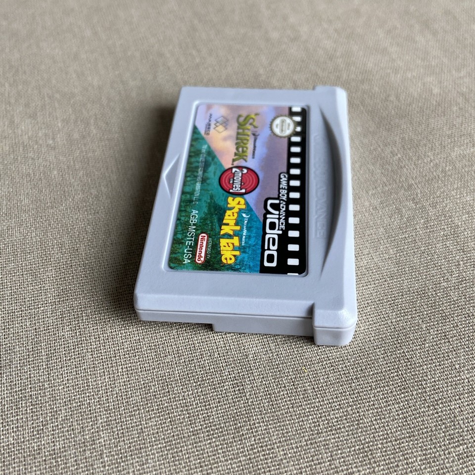 Shrek & Shark Tale (2-in-1 Movie) (Nintendo Game Boy Advance VIDEO 2005 ...