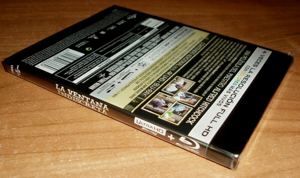 Rear Window (Rear Window) 4K HD+ Blu-Ray New Sealed Thriller | eBay ...