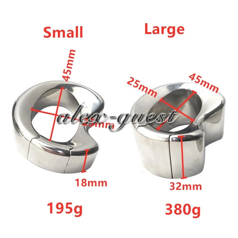 New Stainless Steel Lock Ring Heavy Duty Weight Male Metal Ball ...