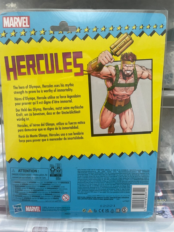 Hasbro Marvel Legends Retro Hercules 6" Action Figure and case | eBay UK