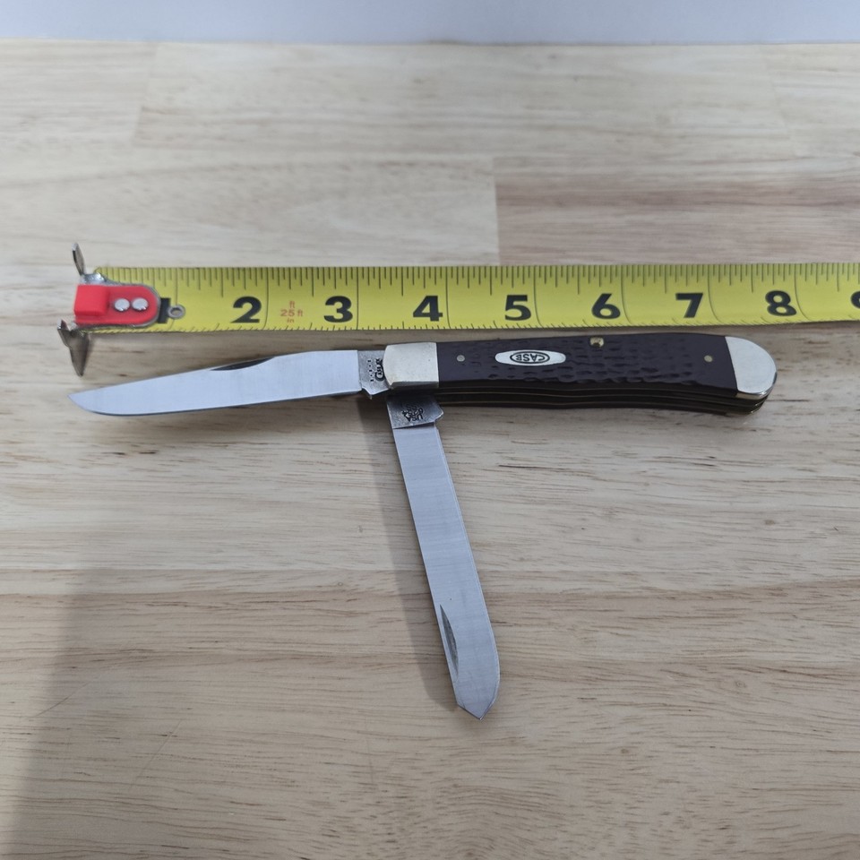 Case XX Trapper Jigged Brown Delrin Handles 6254 SS 2010 | eBay