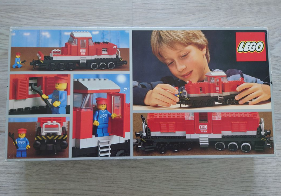 LEGO Train 12V 7755 – Locomotive diesel de manœuvre (1983) — NEUF ...