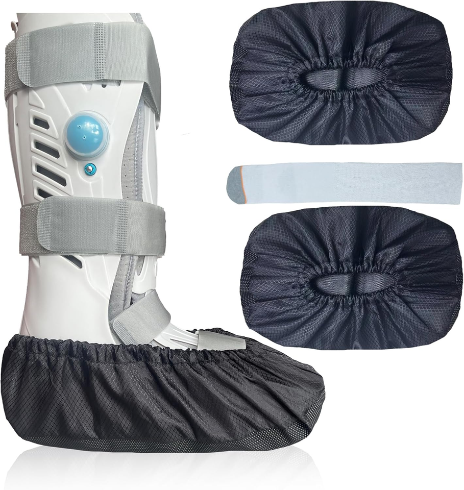 2 Pcs Air Cam Walking Boot Covers, Fracture Medical Cast Boots Shoe ...