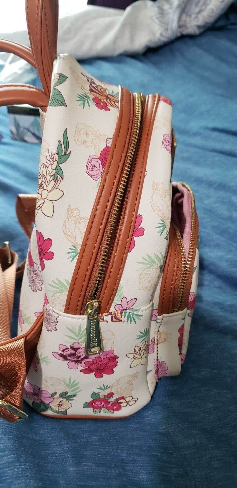 Loungefly Disney Princess Fall Floral Mini Backpack - Gem
