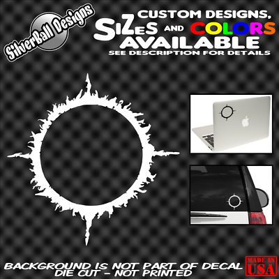 Eclipse Custom Vinyl Sticker Decal Car Truck Window Sun Moon JDM ...