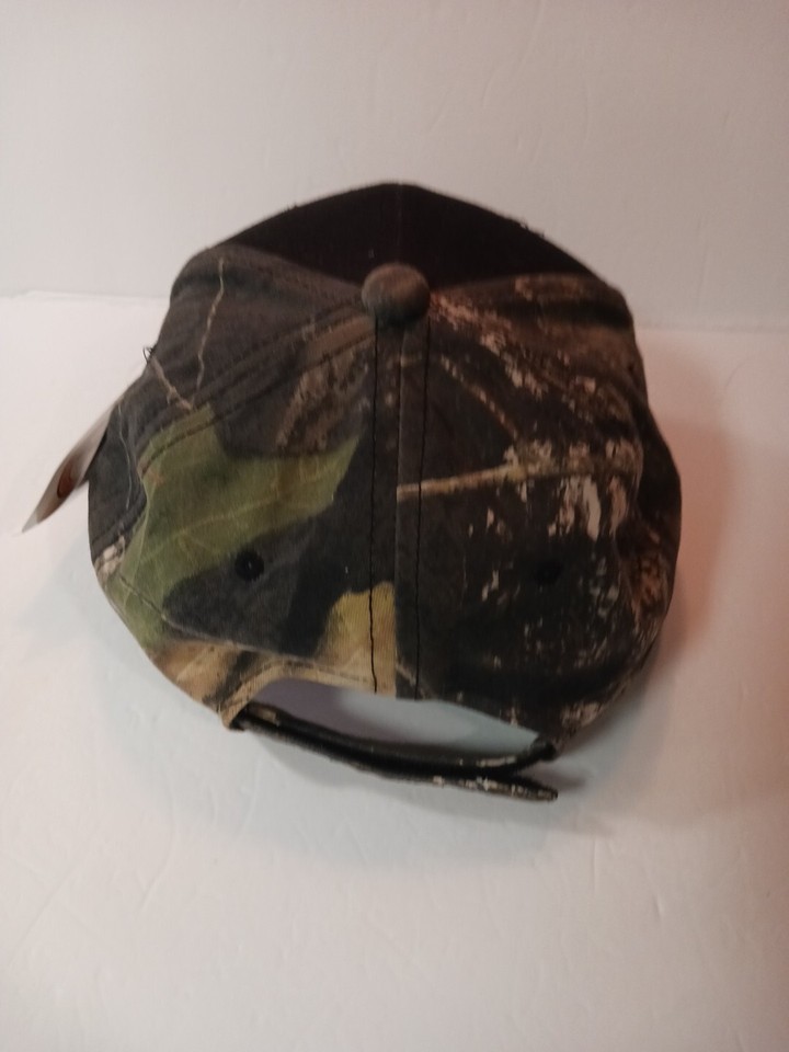 National Wild Turkey Federation NWTF Strapback Cap Hat Mossy Oak Camo ...