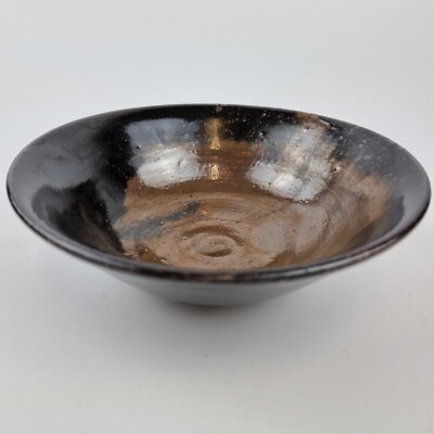 Vintage Toni Johnson Ceramics Brown Studio Pottery Bowl 14.6cm Diameter ...
