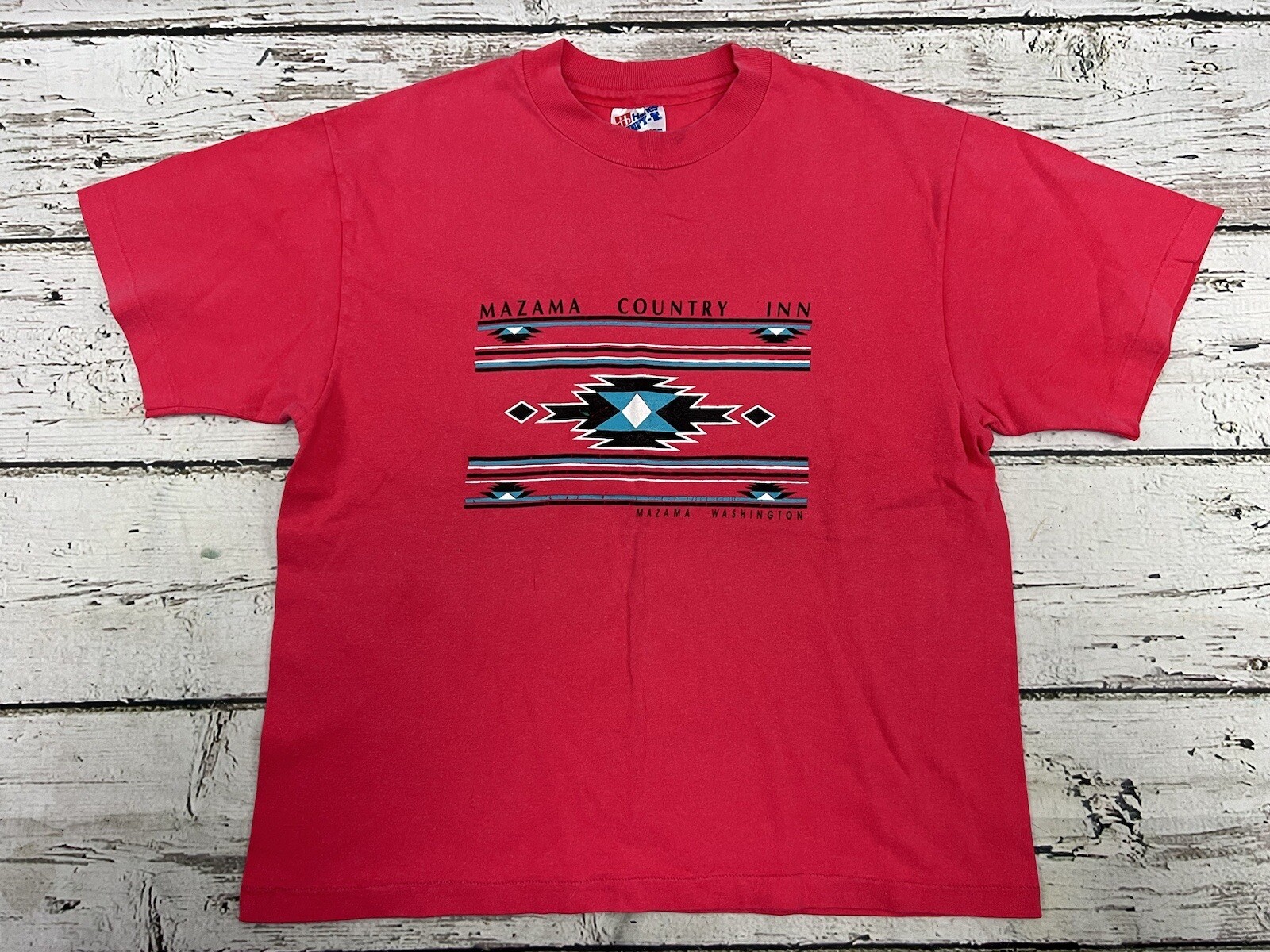 VTG Mazama Country Inn Washington Aztec Western Nativ… - Gem