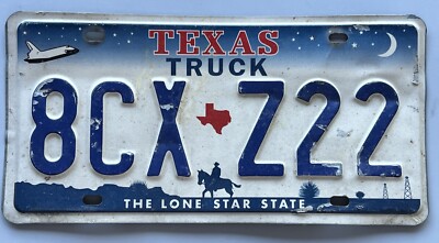 TEXAS SPACESHIP LONE STAR STATE OIL DERRICKS LICENSE PLATE#8CXZ22 | eBay