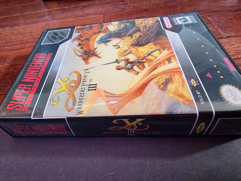 Ys III: Wanderers From Ys, 1992 SNES) Cartridge w/Hard Case 39471905132 ...