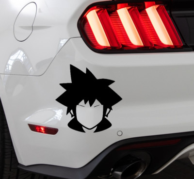 Sora Kingdom Hearts Super Smash Bros In/Outdoor Matte Black Vinyl Decal ...
