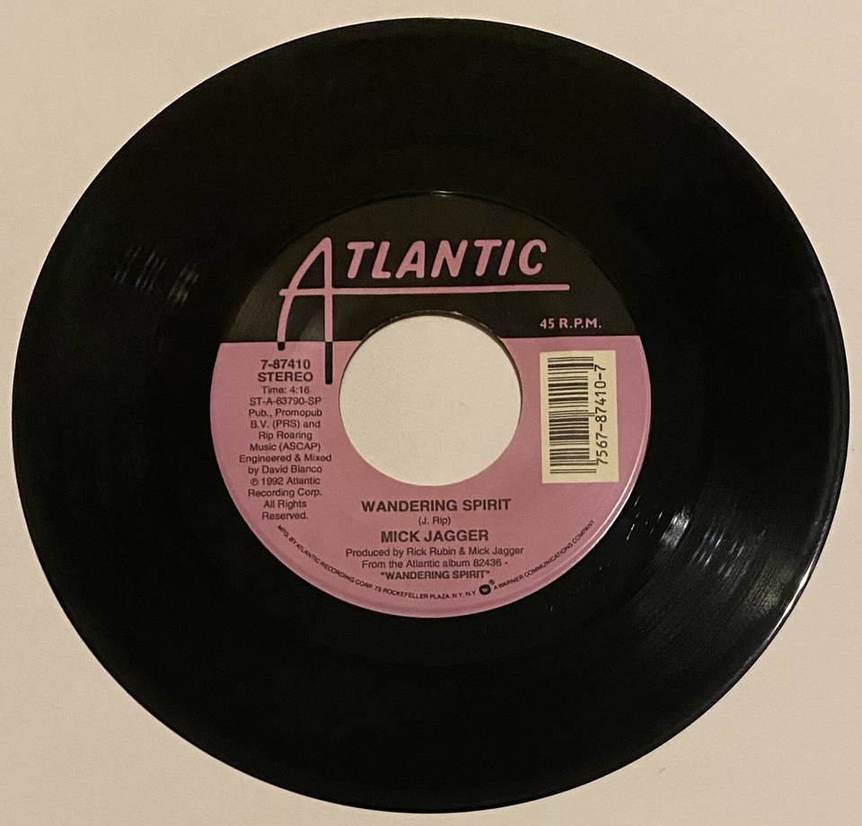 Mick Jagger “ Sweet Thing / Wandering Spirit “ Record 45 Single | eBay