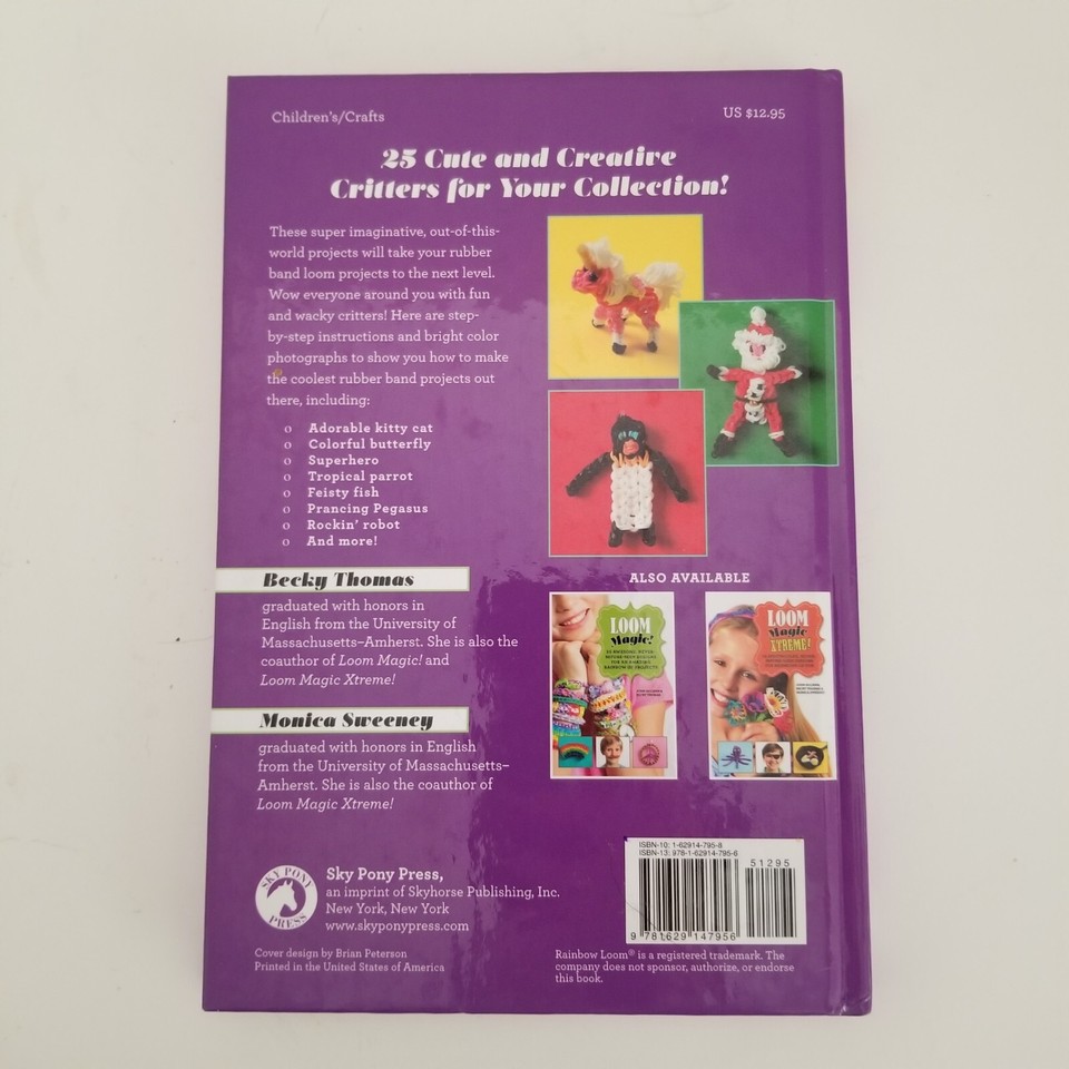 Loom Knitting Books Lot of 3 Primer, Magic Xtreme and Creatures Project ...