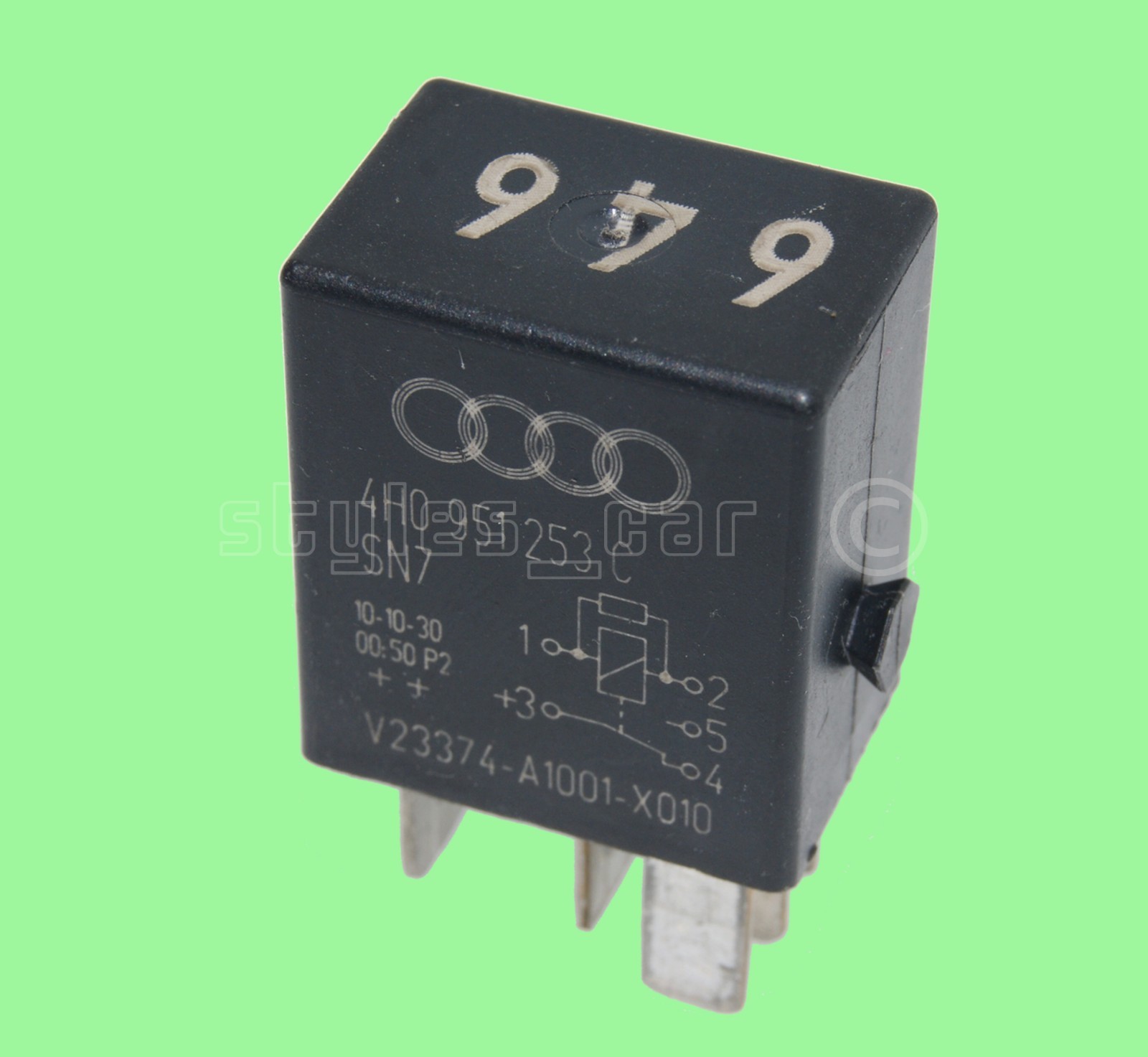 4H0951253C Audi Skoda VW Black NO.646 5-Pin Multi-Use Relay V23374 ...