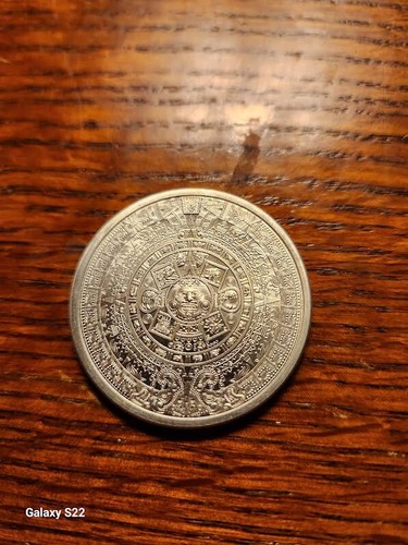 Qty 1 Aztec Calendar Coin 1 Ounce .999 Pure Silver Round (BU) | eBay