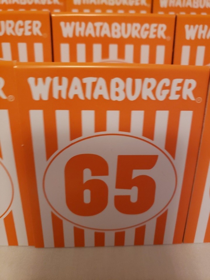 Individual WHATABURGER Restaurant Table Tent Numbers - Modern Glossy | eBay