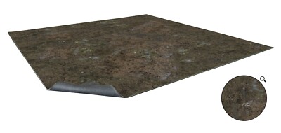 Muddy Streets Gaming Mat 3x3' (90x90cm) w/ Grid - Battle Systems ...