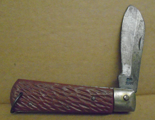 VINTAGE JAPANESE NAVAL NAUTICAL SAILORS SINGLE BLADE ROPE KNIFE JAPAN ...