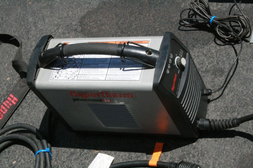 Hypertherm Powermax 30 Plasma Cutter w/case xtras | eBay