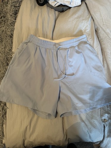 Lululemon Pool Short 5 Inch Small Blue Linen | eBay