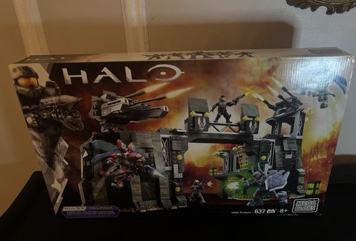 Mega Bloks Construx Halo CNG69 UNSC FIREBASE 637 Pieces New | eBay