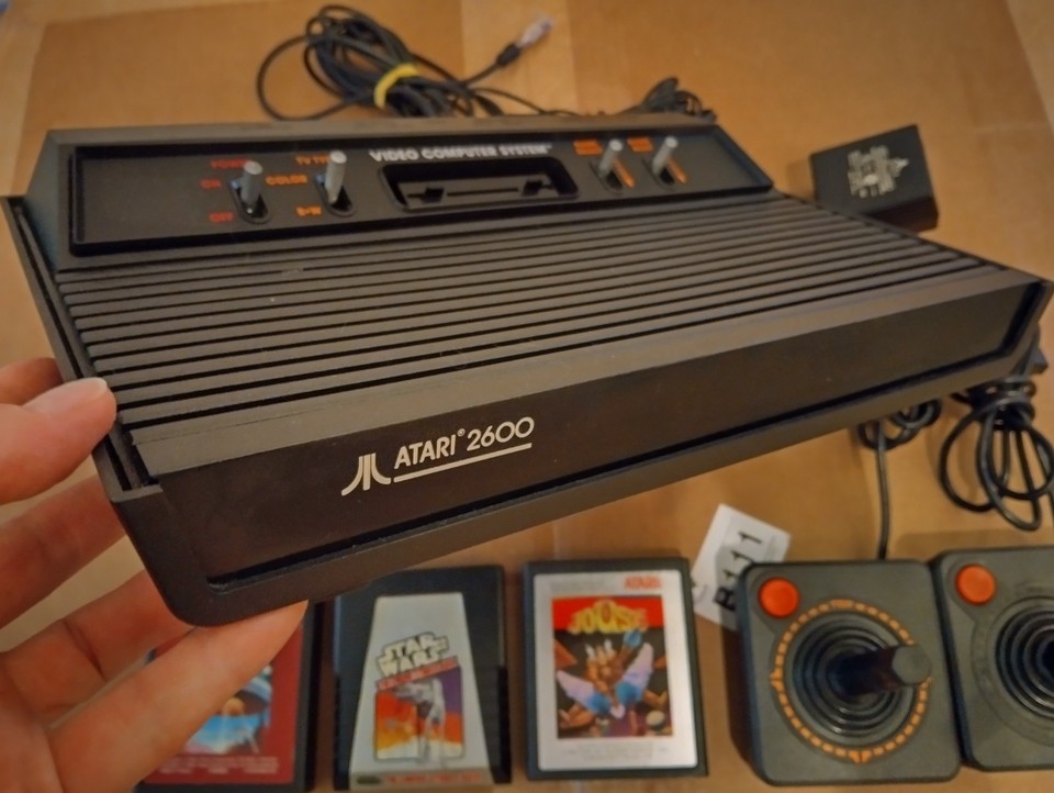 Atari 2600 Console / Darth Vader Black / CX2600A / Tested & Working ...