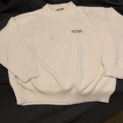 Vintage 80s McBriar Cream beige Knit Sweater Men’s XL | eBay