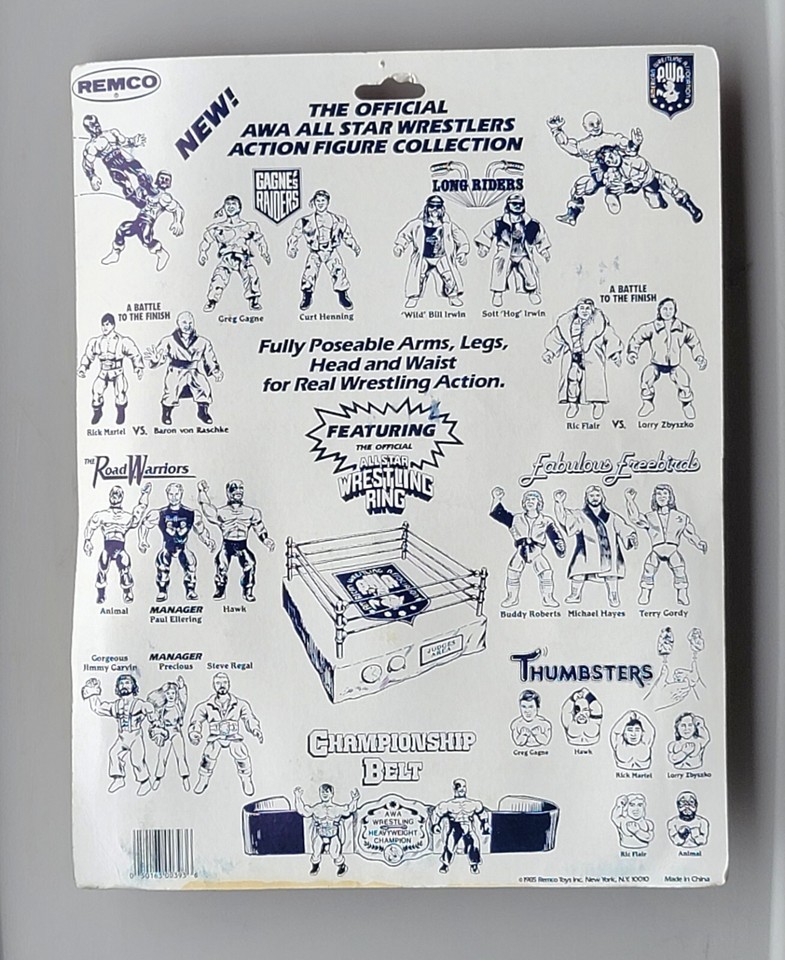 awa wwf ljn variant freebirds buddy roberts, michael hayes & terry ...