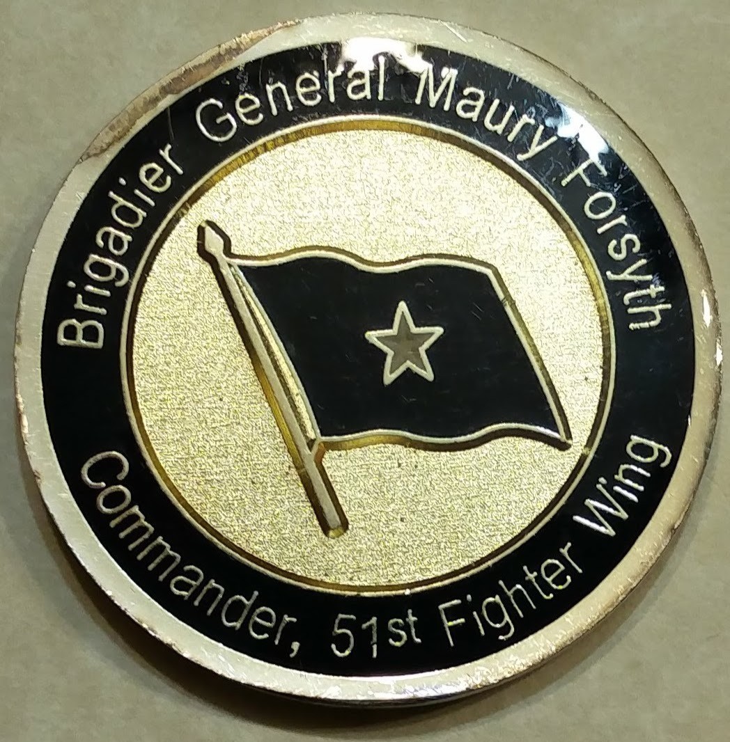 51st Fighter Wing Brigadier General Forsyth Commander Air Force ...