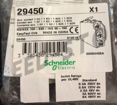 1PCS New Schneider 29450 Circuit breaker auxiliary contacts | eBay