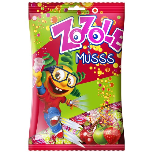 ZOZOLE MUSSS - 1KG - FIZZY FILLING CANDY SWEETS - COLA APPLE STRAWBERRY ...