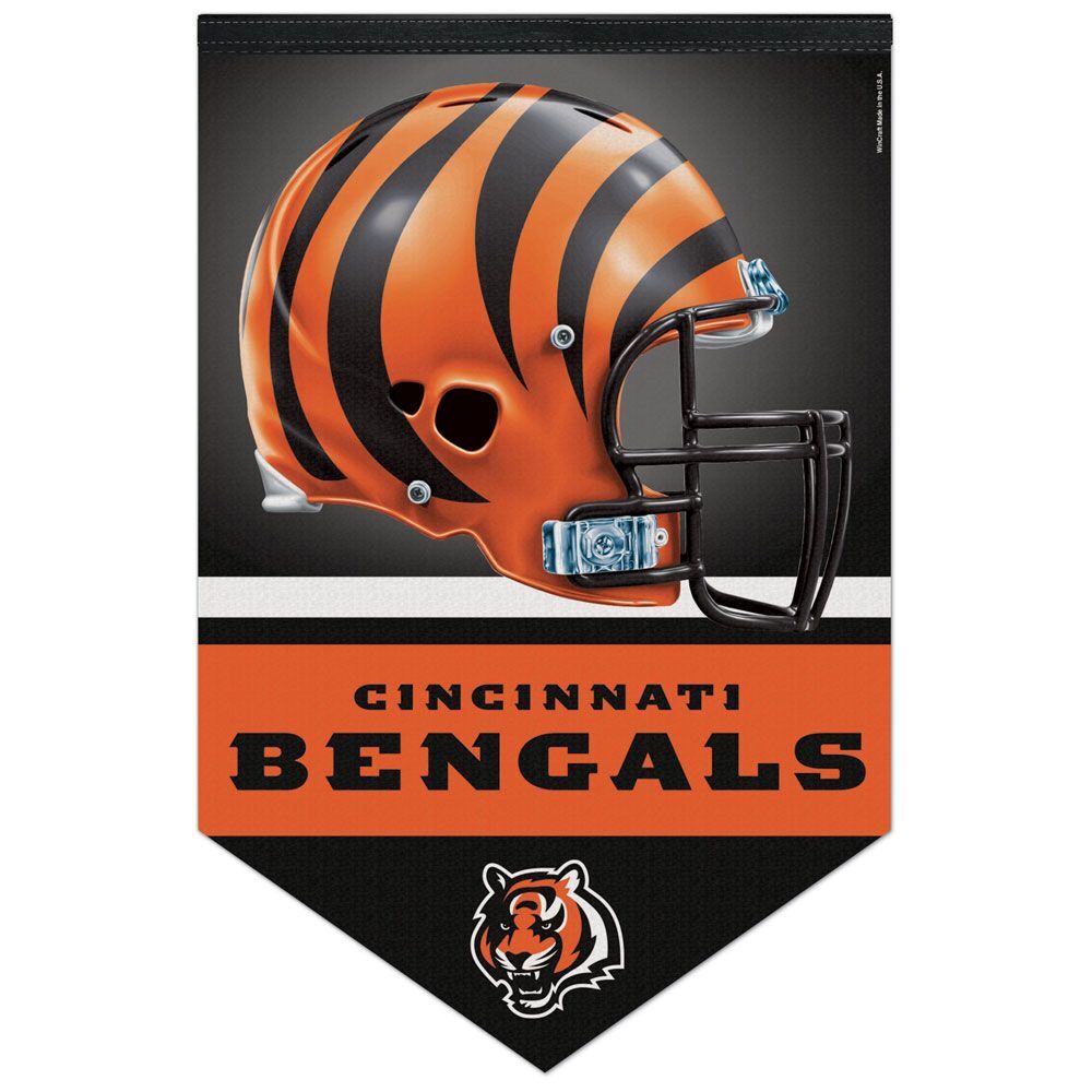 CINCINNATI BENGALS ~ (1) Large Premium NFL 17x26 Roll & Go Felt Banner ...