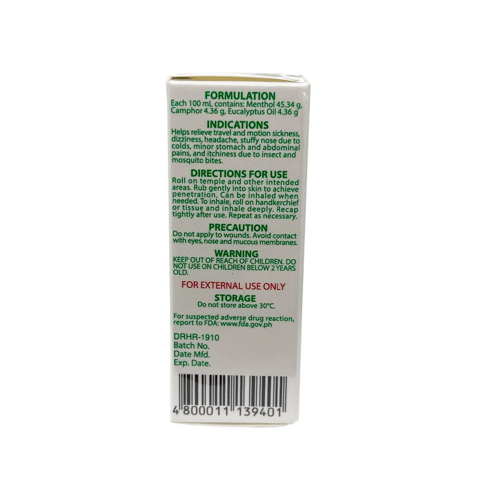 Genuine Efficascent Relaxing Oil Essential Liniment Pocket Mini Roll-on ...