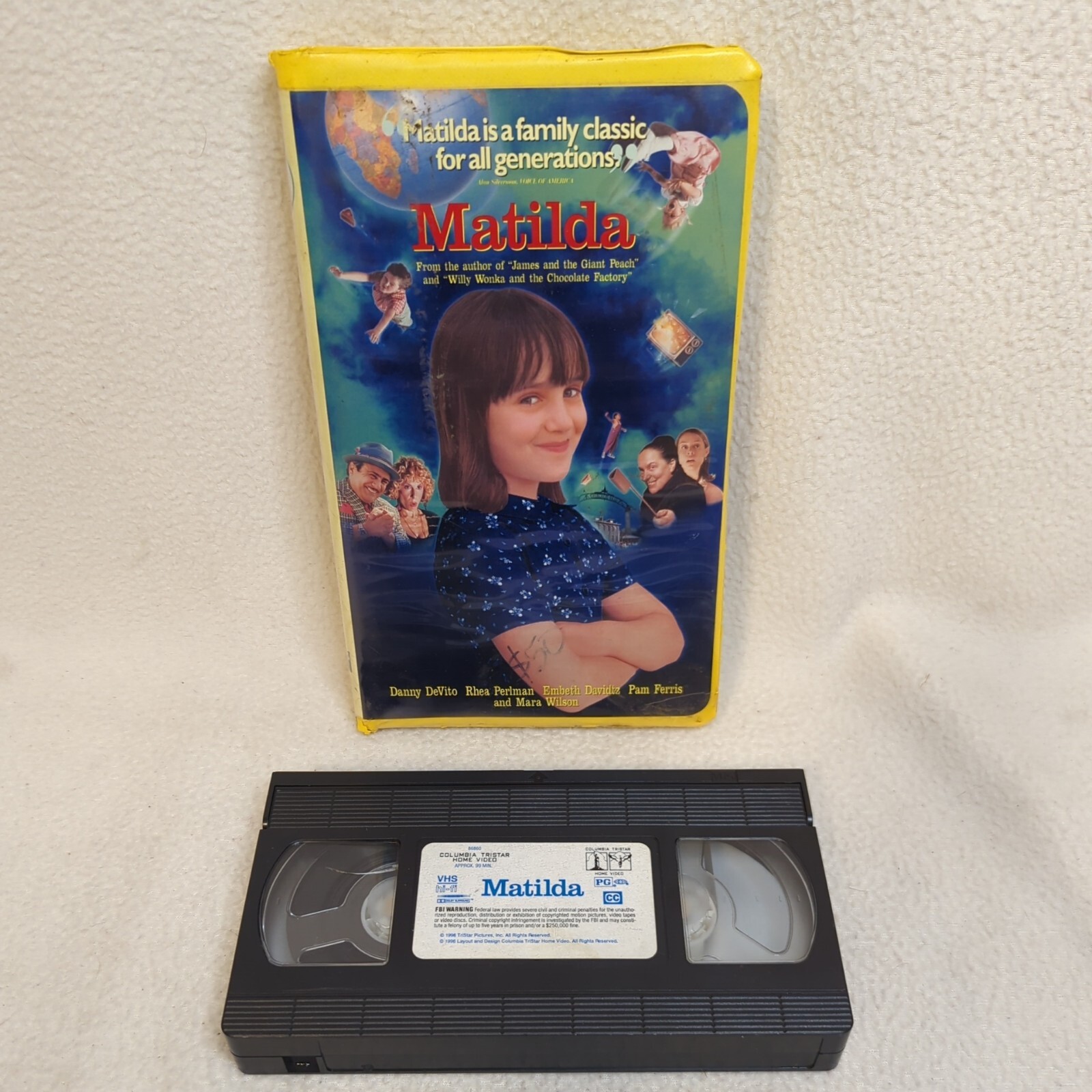 Matilda (VHS, 1996, Clam Shell Case Closed Captioned) 43396868601| eBay