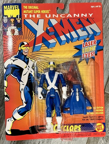 Marvel X-Men cyclops laser light eyes Action Figure ToyBiz Vintage 1993 ...
