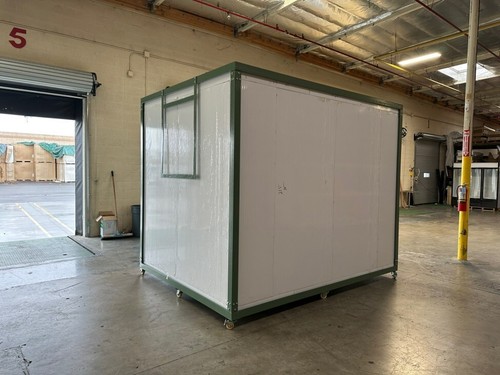 NEW Portable Walk In Freezer Insulated Ice Storage Mobile Caster 10' x ...