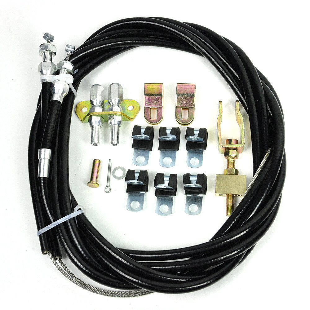 Universal Rear Emergency Parking Brake Emergency E-Brake Cable Kit 330 ...