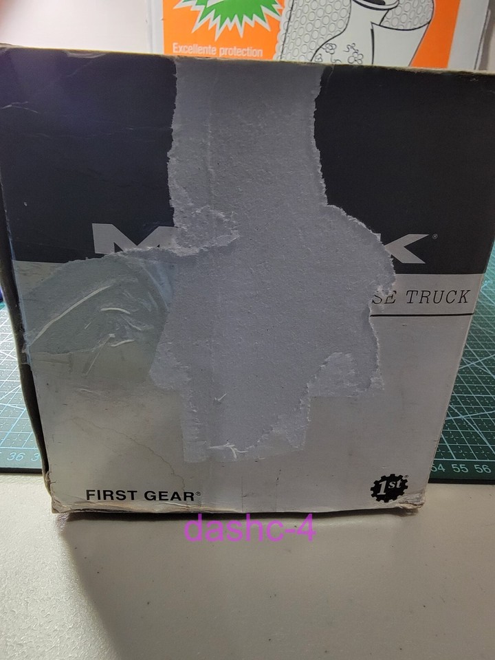 First Gear 1/34 Mack MR Front-End Loader Refuse Truck w/ Bin - Trash ...